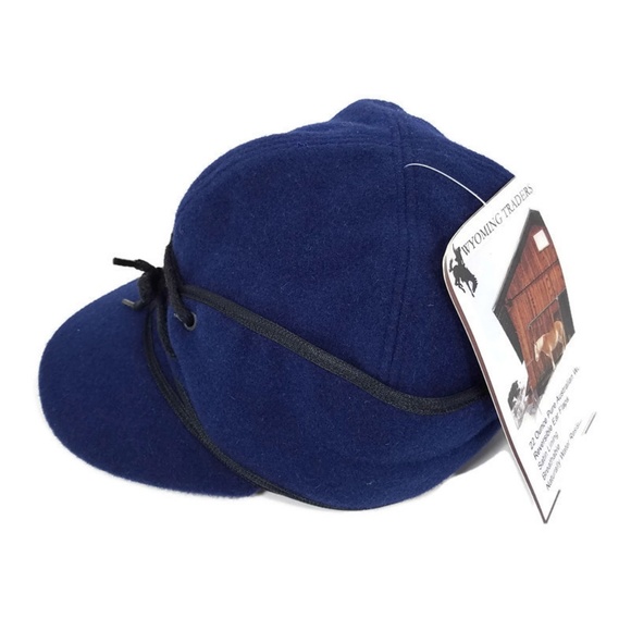 Wyoming Traders | Accessories | Wyoming Traders Navy Blue 0 Pure Wool ...